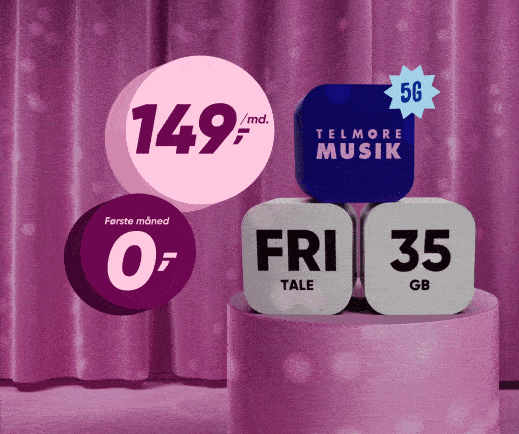 Billige mobiltelefoner og mobilabonnementer hos Telmore