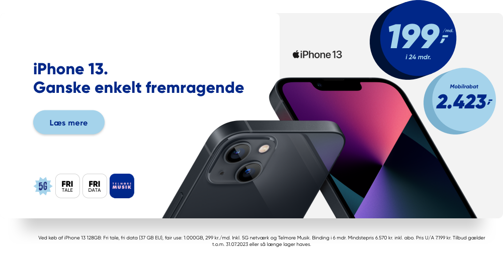 Billige mobiltelefoner og mobilabonnementer hos Telmore