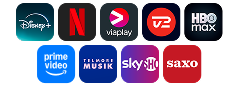 Mobilabonnement med streaming pakker » Telmore Play